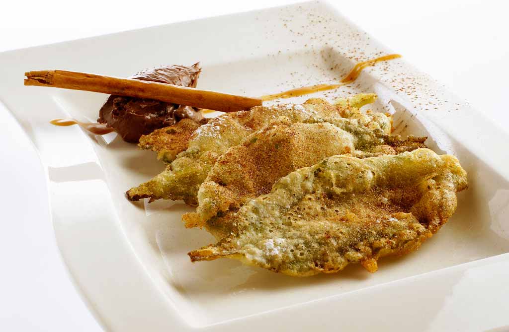 Crespillos de borraja - Gastronomía Aragonesa